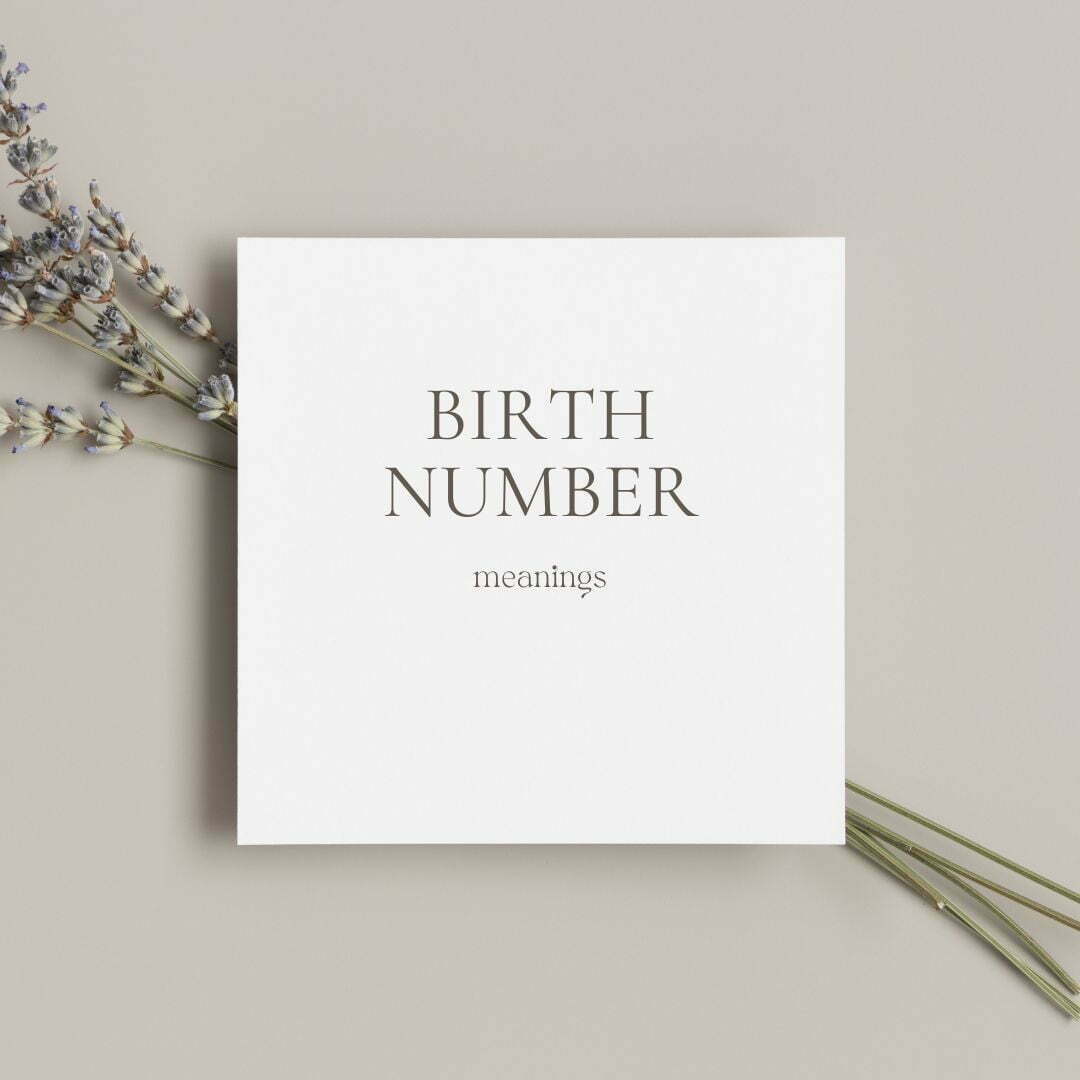 How To Calculate Your Birth Number & What it Means